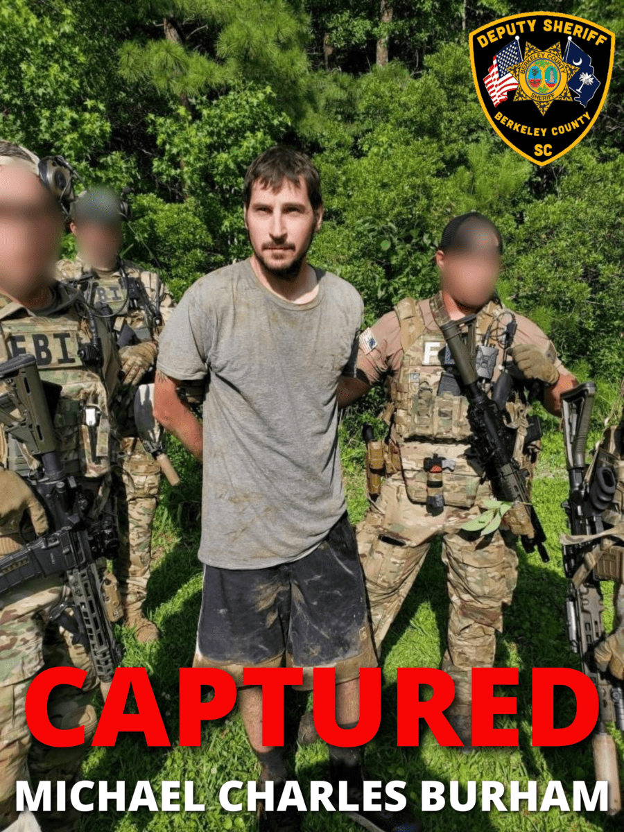 FBI Fugitive Michael Burham Captured in Berkeley County | The Berkeley ...